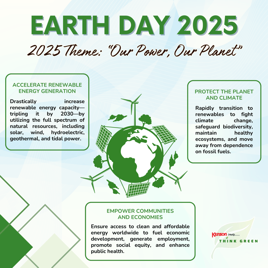 Celebrating International Earth Day 2025 - Kenson Group